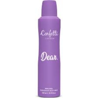 Confetti London Perfumed Deodorant Body Spray – Dear – Philhallmark ...